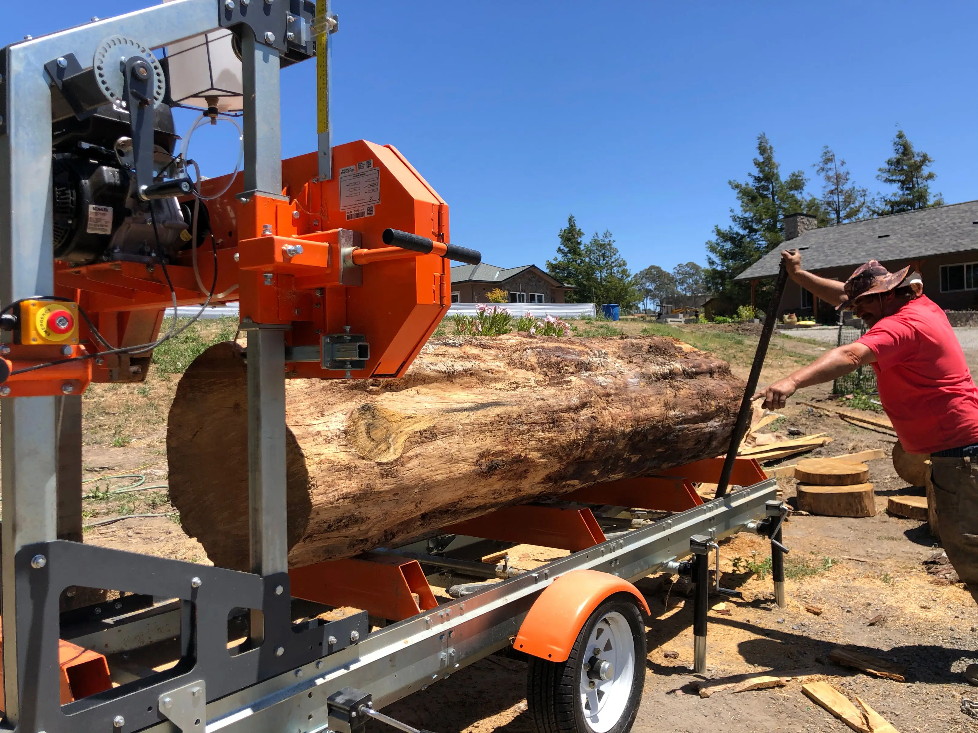 China Gasoline Engine Sawmill Made In China - Buy Homemade Bandsaw ...