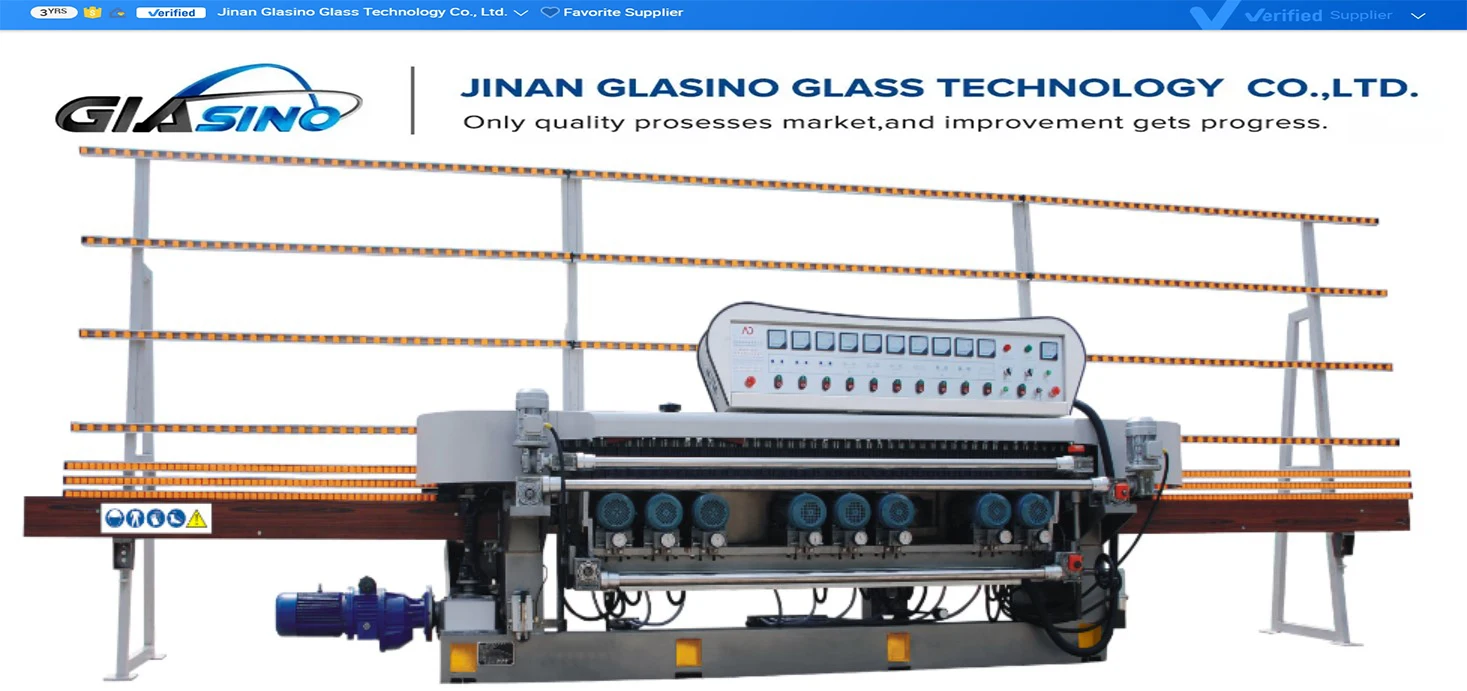Straight Line Portable Glass Grinding Machine/small Glass Edge Beveling ...