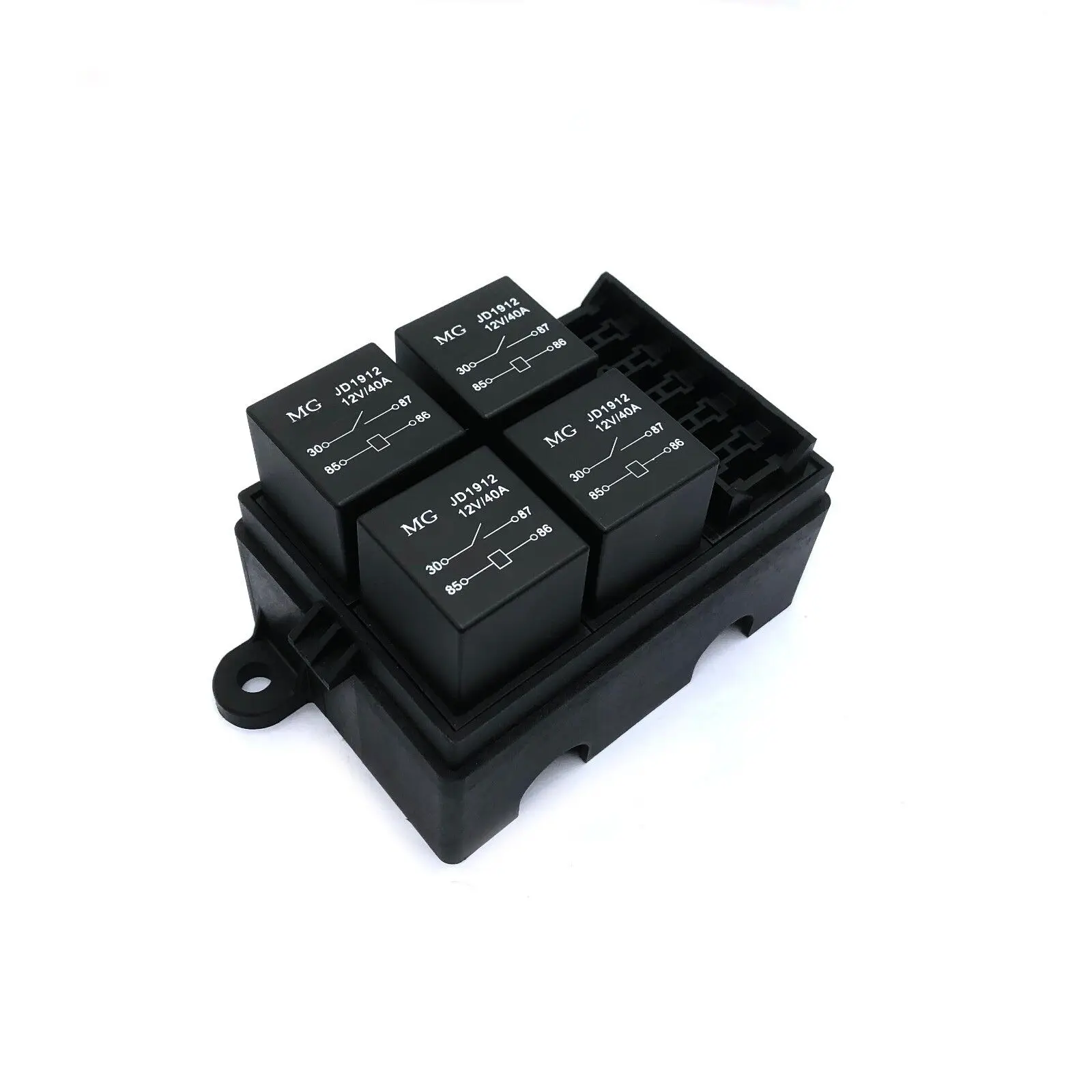 4 Way Relay Fuse Box - Reliable 12VDC 40A Solution