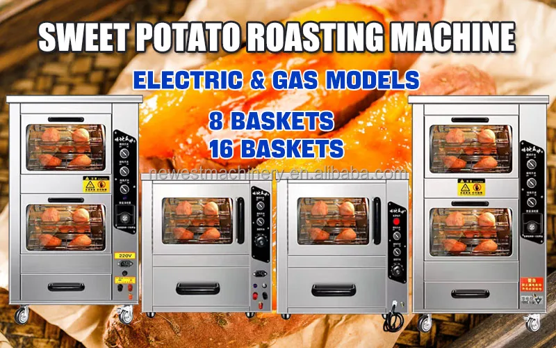 Multiple Models Vertical Maize Taro Sweet Potato Roasting Machine Roast ...