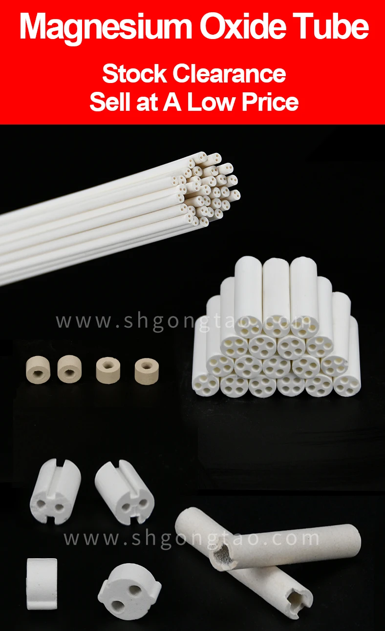 High Purity Magnesium Oxide Tube for Industrial Ceramic