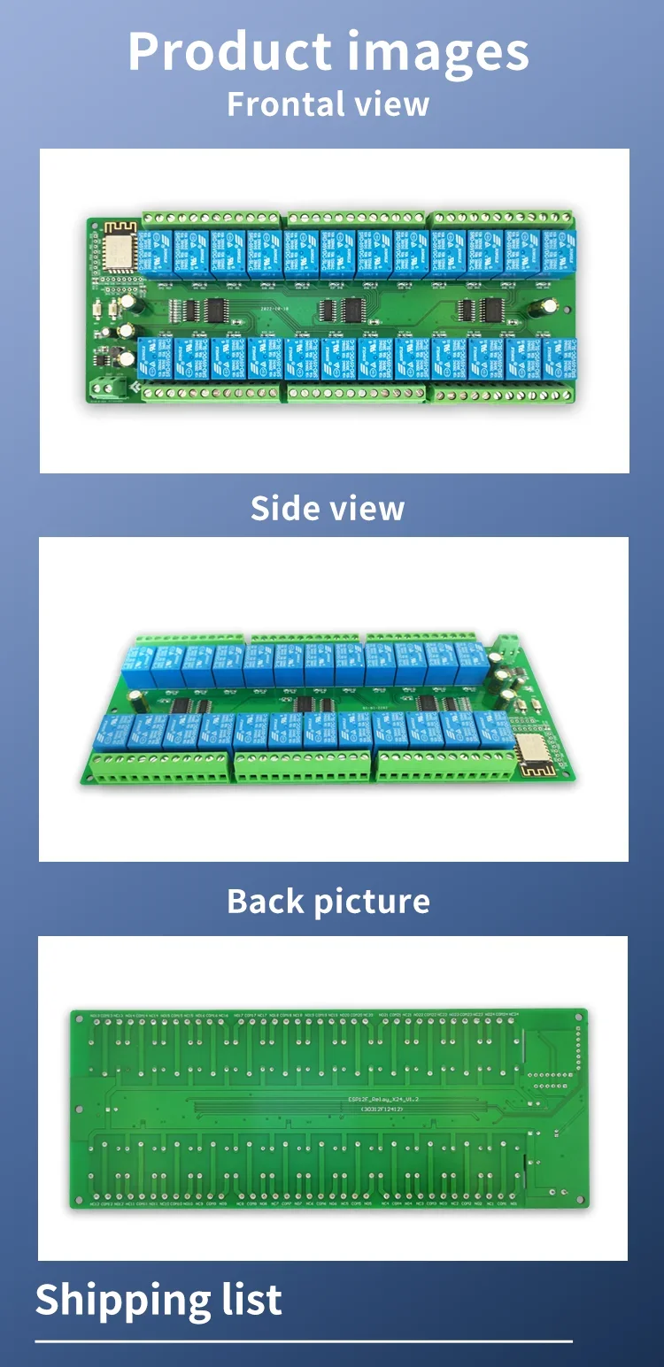 ESP8266 WIFI 24 Channel Relay Module for Smart Home Control