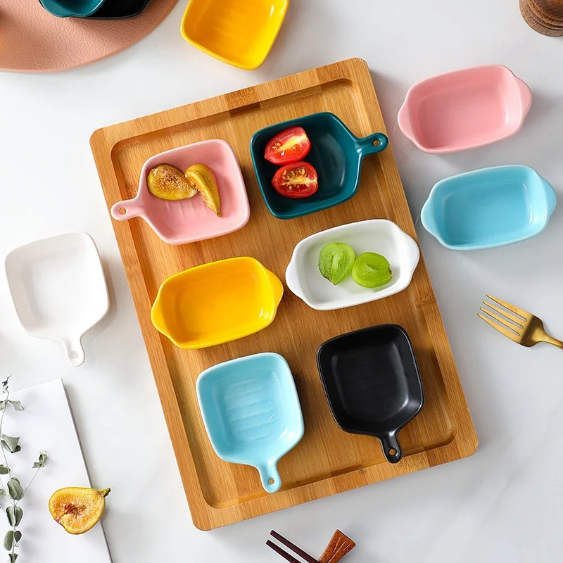 Kitchen Seasoning Dish Soy Sauce Sushi Dish Porcelain Dishes And Plates ...