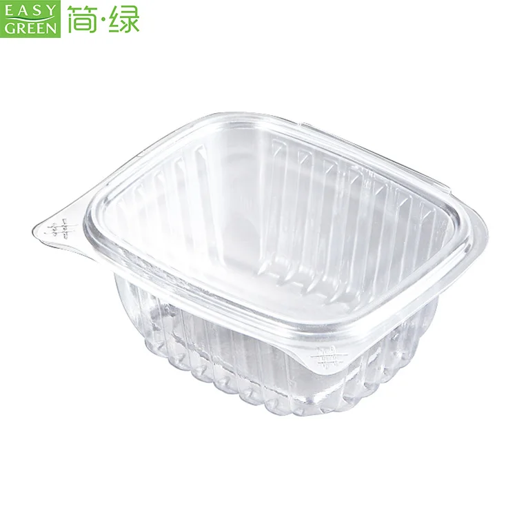Disposable 32oz PET Clamshell Fruit Packaging - Clear Box