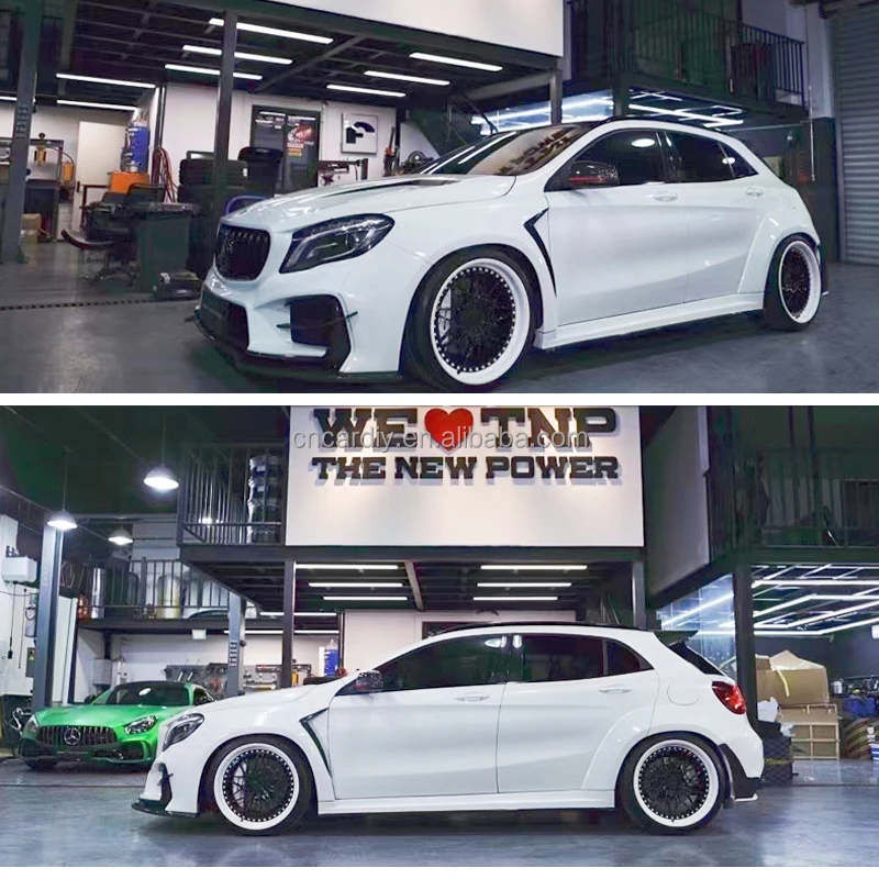 Wide Body Kits Designed For Mercedes Benz Gla 45 Amg Of The Front ...