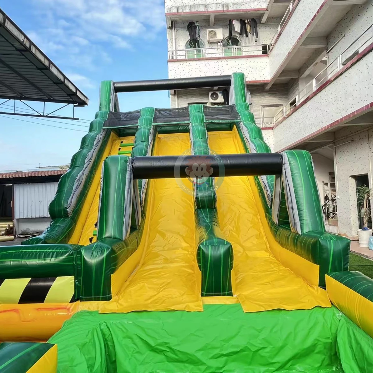 50ft Inflatable Water Slide Giant Inflatable Floating Water Slide - Buy ...
