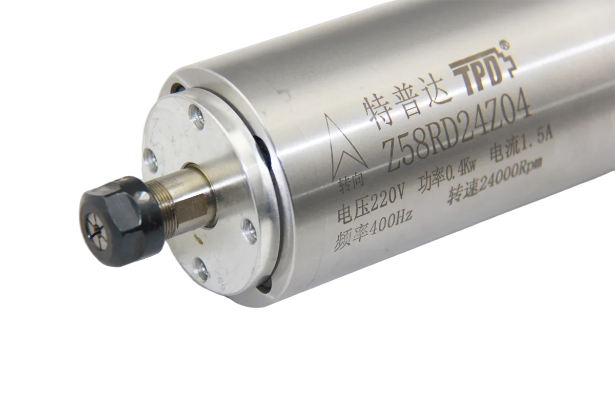 Three Phase Cnc Router Spindle Motor 400w Water Cooling Spindle ER11 ...