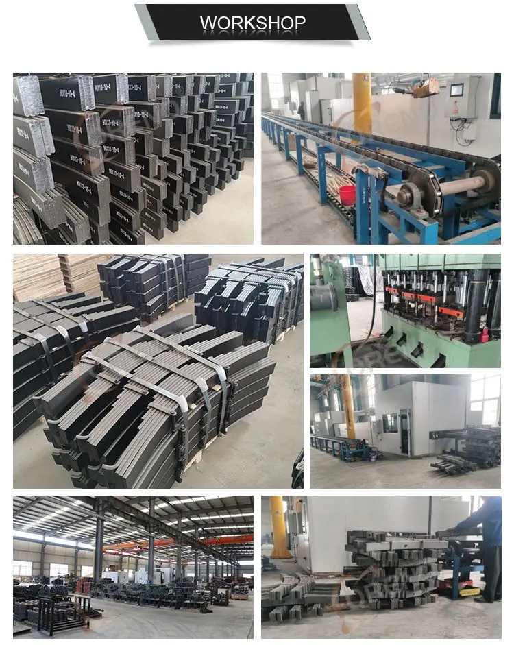 Oreno 2024 Mechanical Suspension Steel Leaf Spring Trailer Parts Made ...