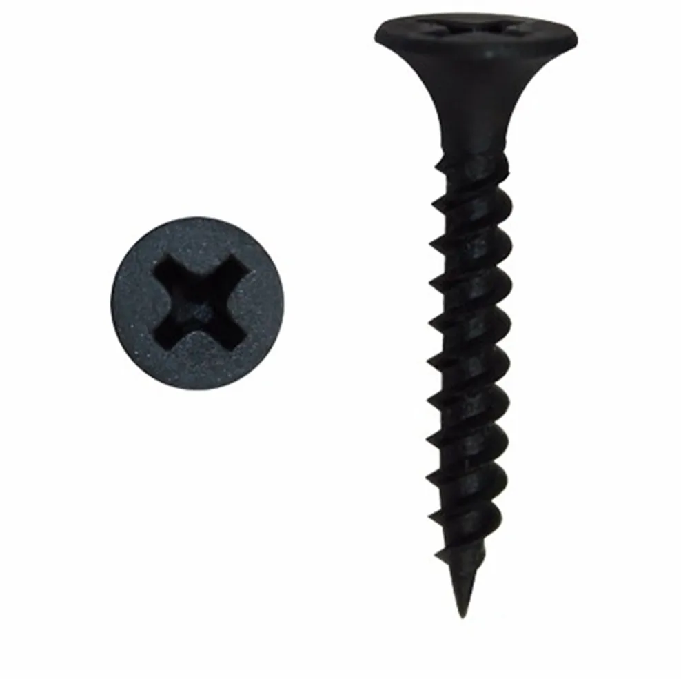 Black Phosphated Fine Thead 6# 25mm Drywall Screws - Buy Drywall Screws ...
