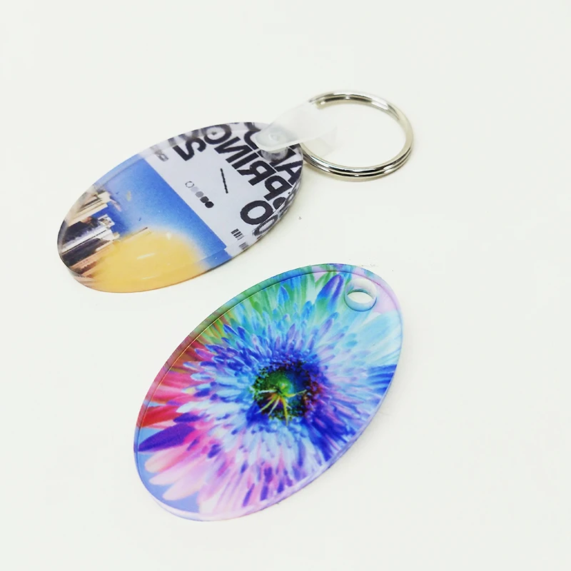 Newly Sublimation Blanks Rectangle Acrylic Sublimation Keychain Heat ...