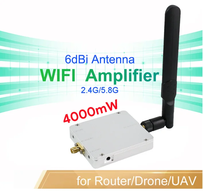 5.8g Double Wifi Signal Amplifier Wlan Wireless Power Amplifier ...