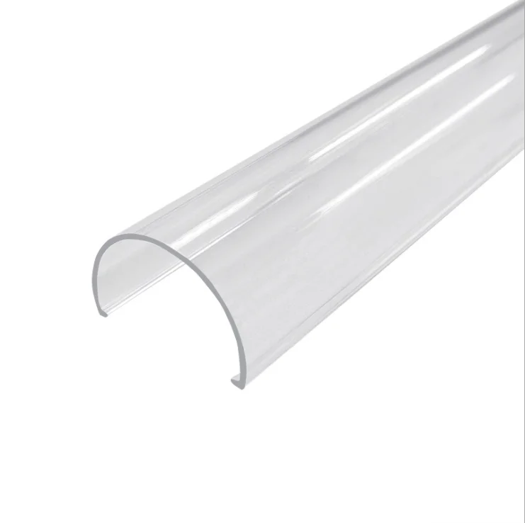 Transparent Led Cover Clear Tape Light Plastic For U Shape Aluminum Led ...