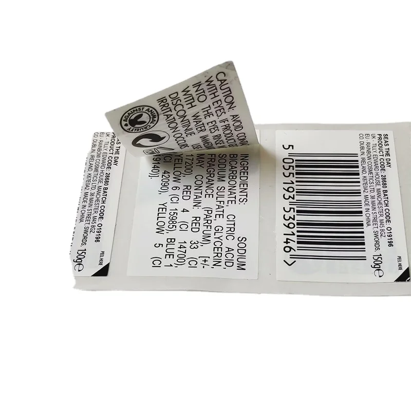 Manufacture Custom Peel And Reveal Adhesive Multilayered Label Sticker ...