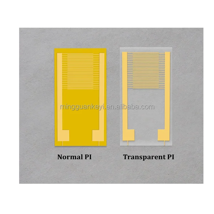 Transparent PI Flexible Interdigital Electrode - High Sensitivity