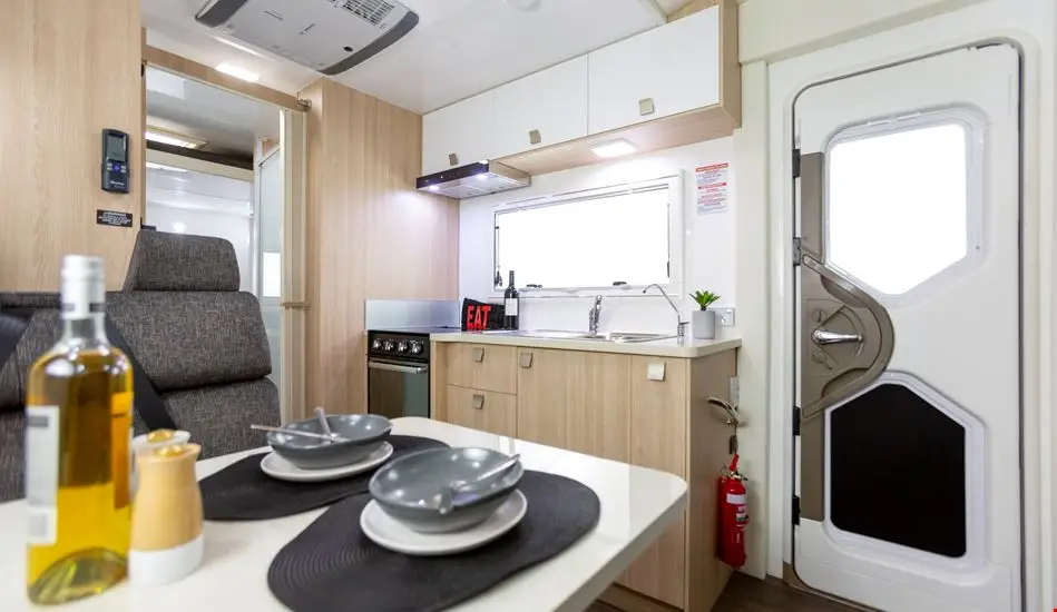 Luxury Caravan Camper Trailer for Long Journeys with Screens
