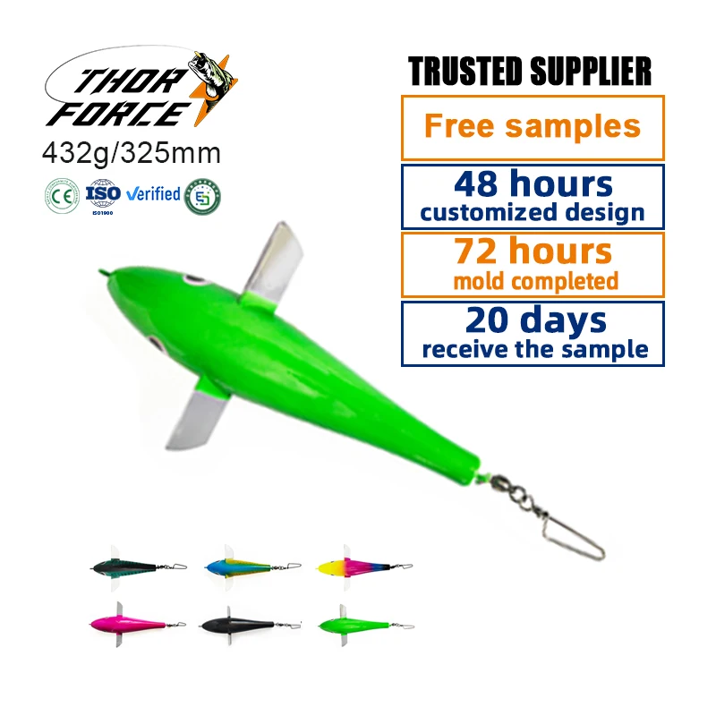 THORFORCE OEM Multi-dimensional wing Deep Sea fishing Trolling Airplane ...