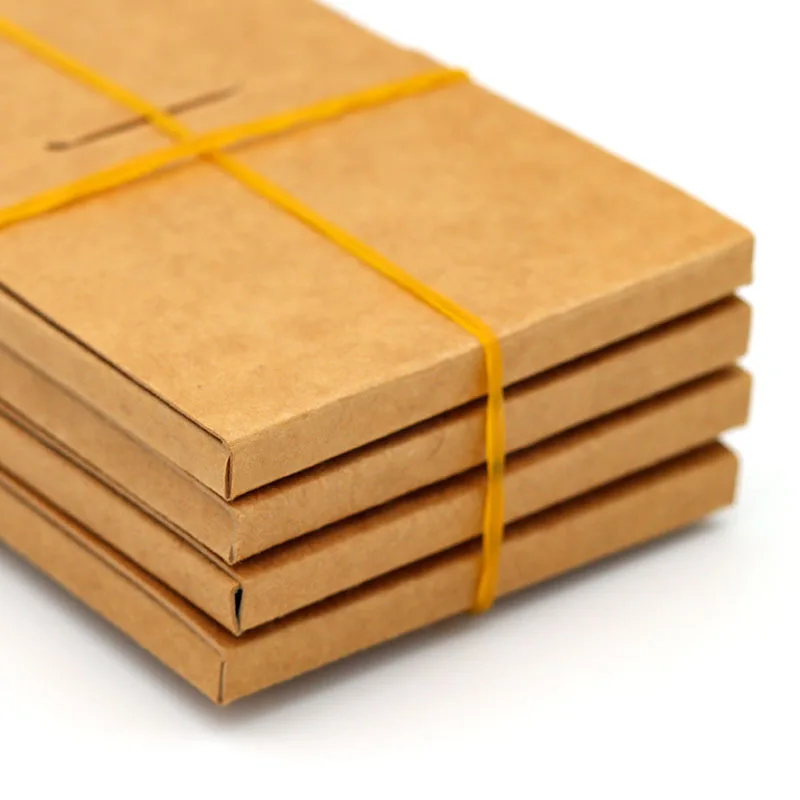 OEM 400G Kraft Paper 7*10cm Bronzed logo Small Gift Packaging Socket ...
