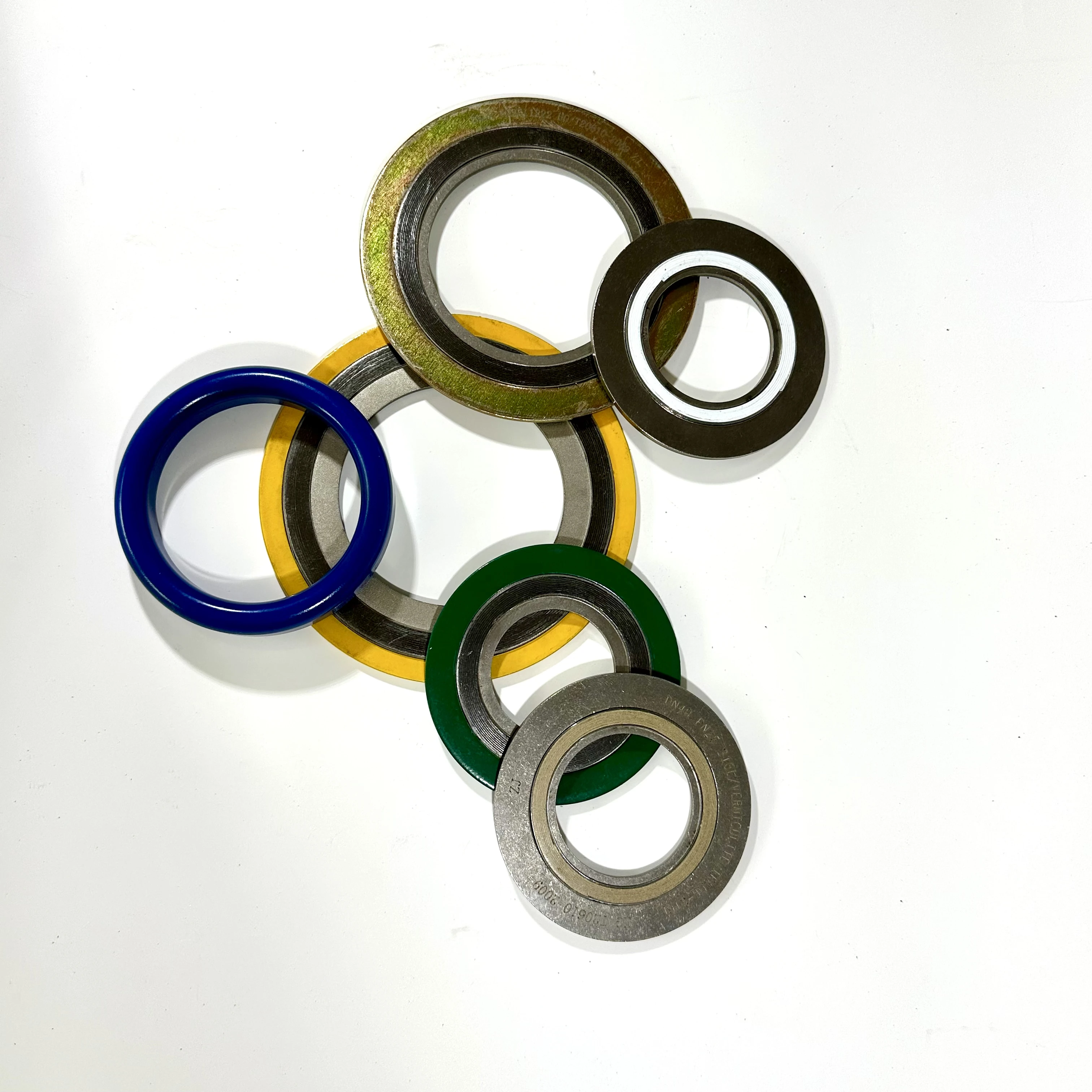 Standard Size Flange Sealing Gaskets Asme B16.20 Metallic Spiral Wound ...