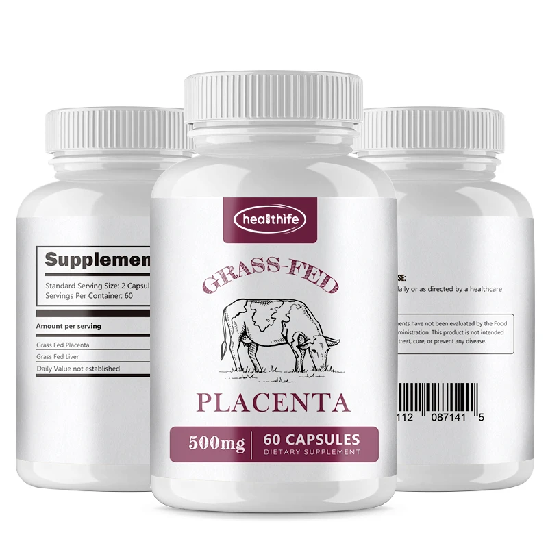 OEM Grass Feed Cow Placenta Capsules - Bovine Placenta