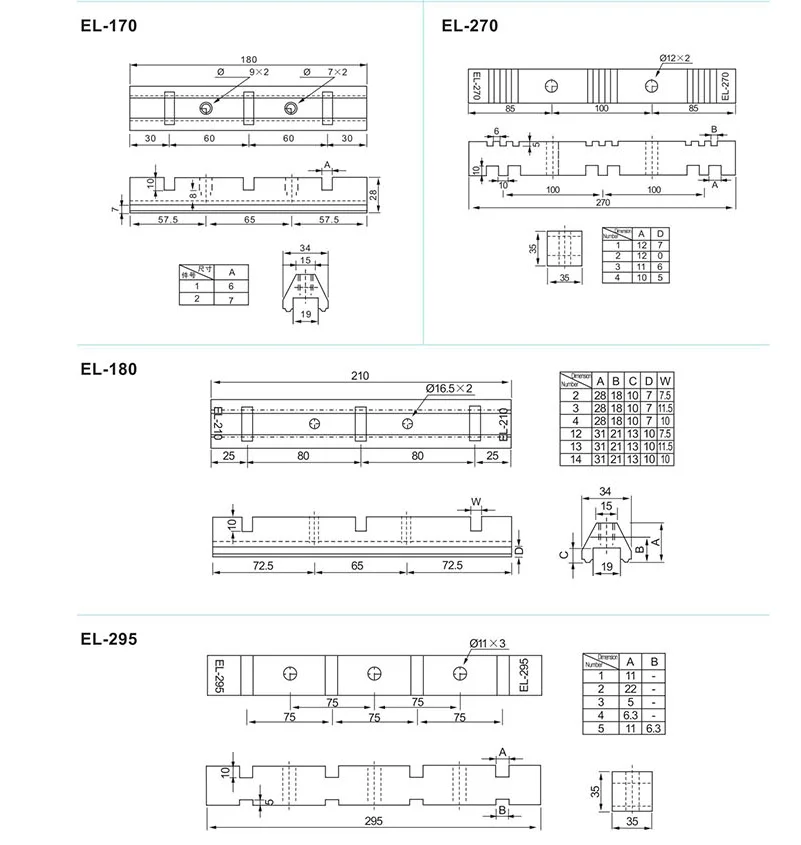 Low Voltage Bus Bar El130 El270 Holder Isolator Standoff El Low Voltage ...