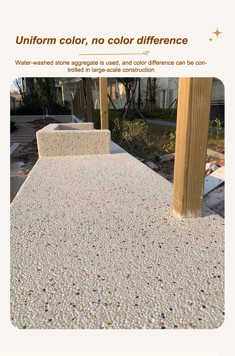 High Quality Popular Epoxy Washed Stone Driveway Resin Washed Stone ...