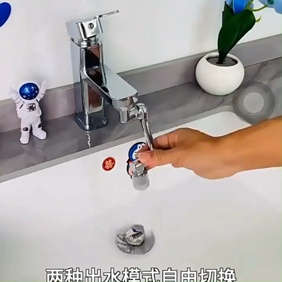 Universal Multifunctional Brass Faucet Extender Foldable Big Angle ...