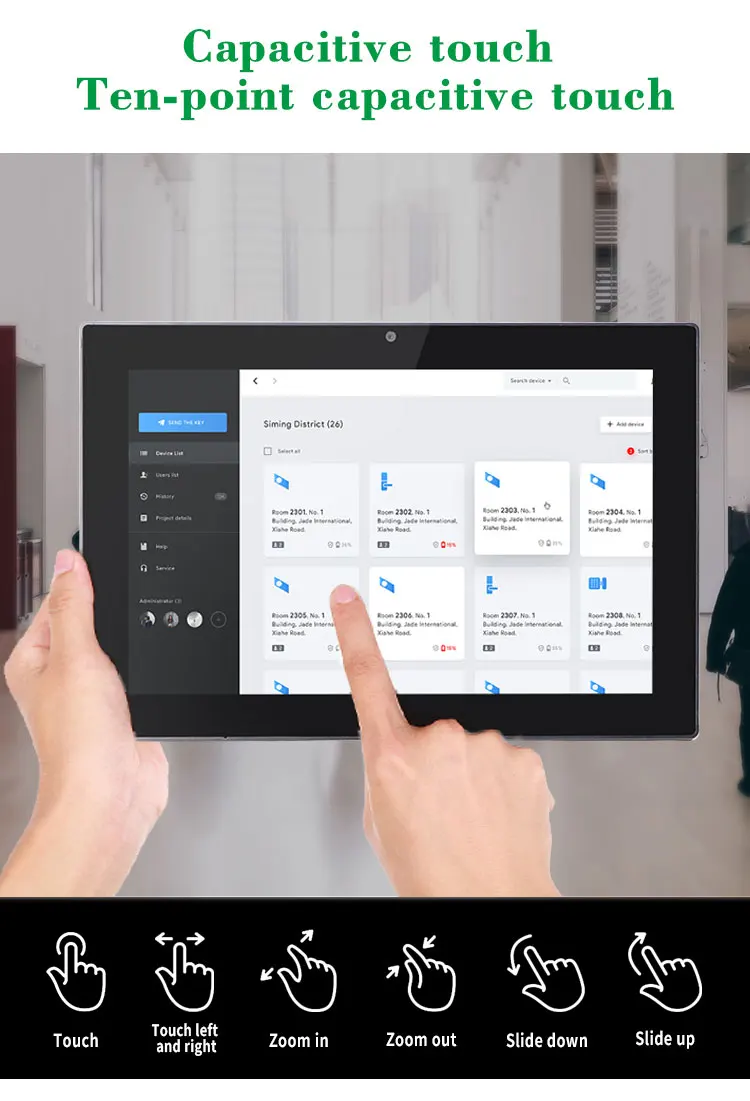 Latest Android 11 Os 10 Inch Rk3566 2gb+16gb Wall Mount 800*1280 ...