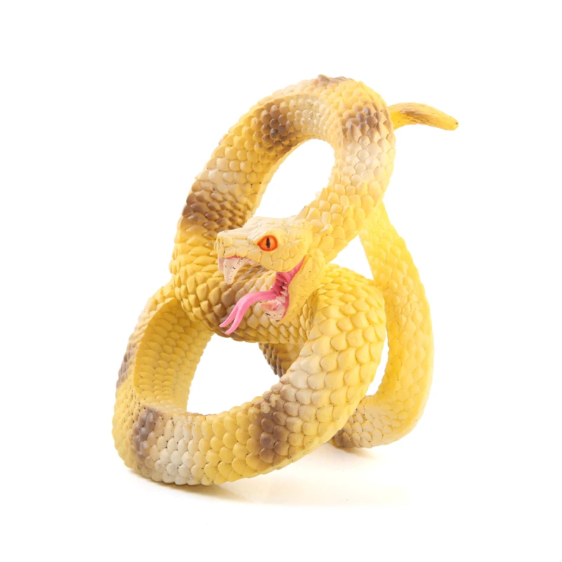 Plastic Simulation Wild Animal Action Figures Snake Models Toy Kids ...