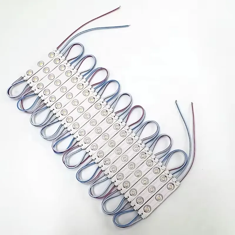 8 Mini Led Injection Module 6011 6013 12v 3leds 1.5W Channel Blister ...