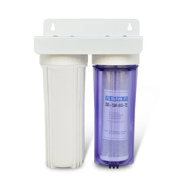 10 Inch Double Stages Water Treatment System Household Water Filtration ...