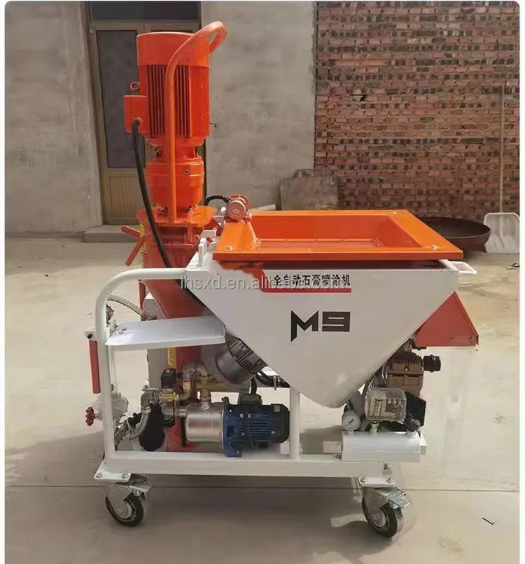 Fully Automatic Plastering Gypsum Spraying Machine Multifunctional ...