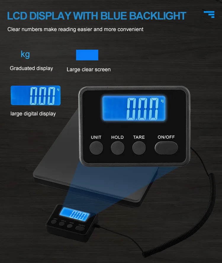 Customized 200kg Stainless Steel Electronic Package Shipping Weighing ...