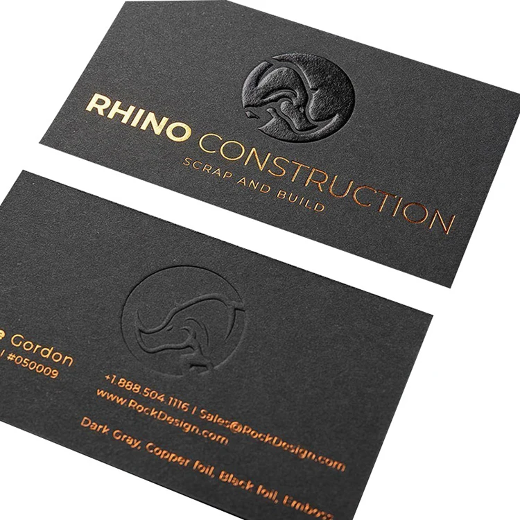 Custom Embossed,Uv,Foil Business Card 100 Pcs - Buy Business Card ...