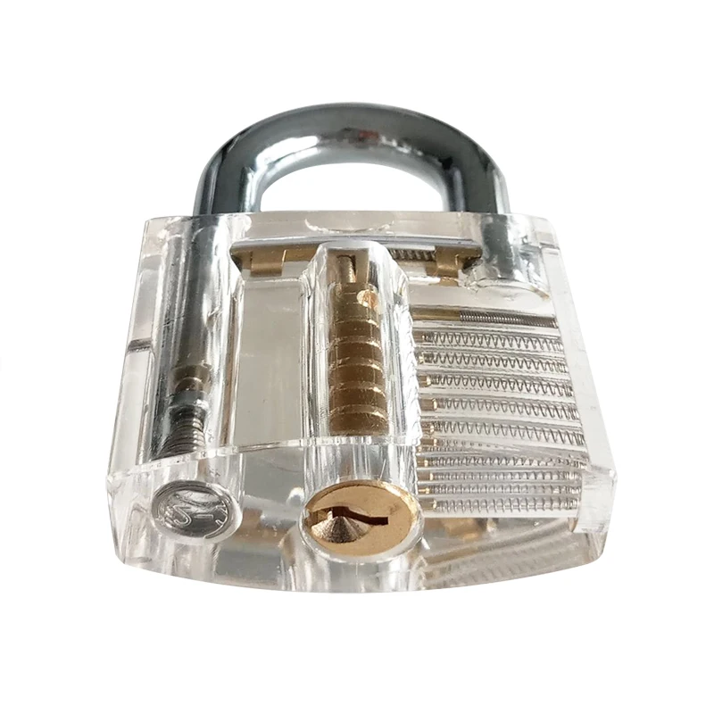 Transparent Padlock - Clear Practice for Locksmith Training