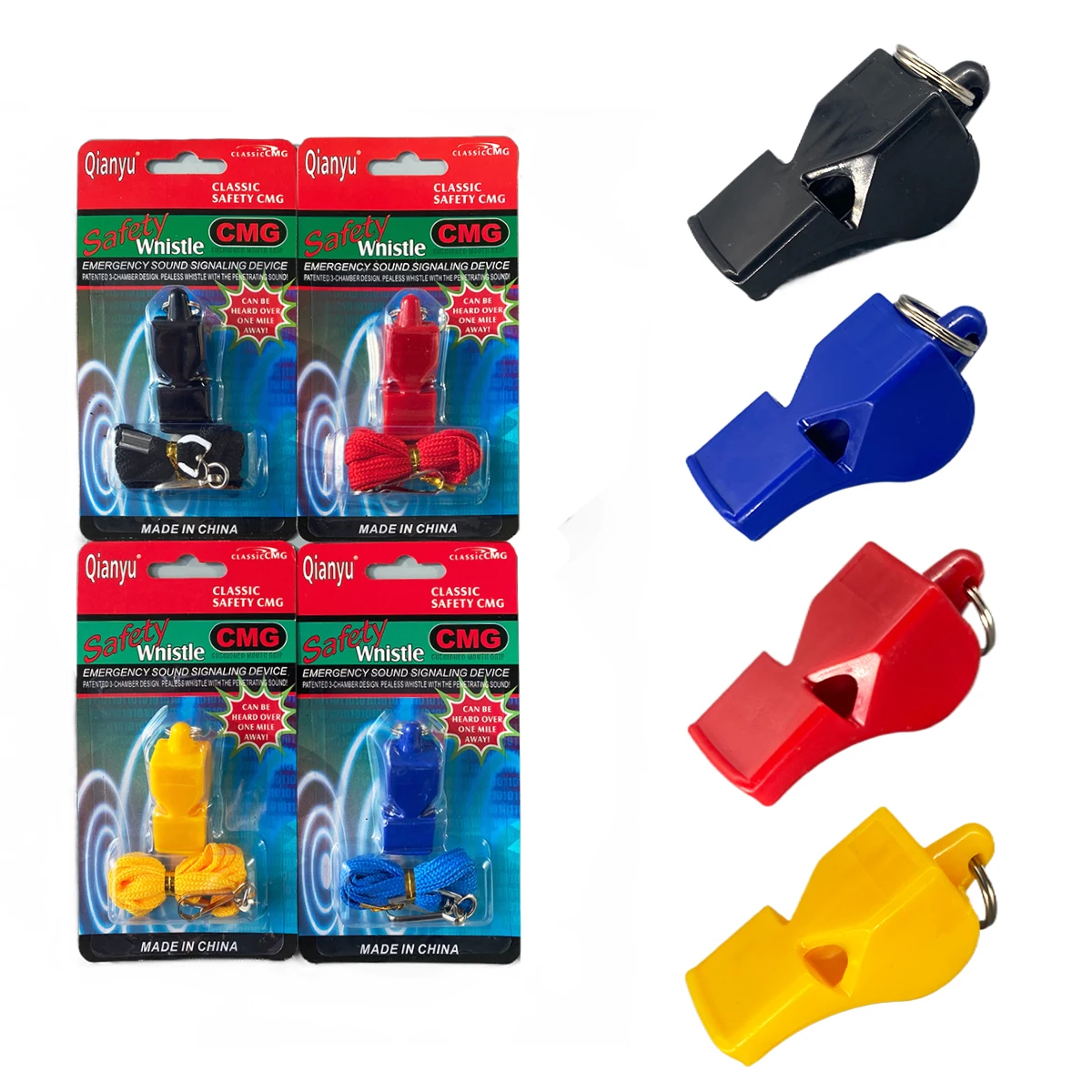 2025 Yiwu Factory Sell Well Outdoor Emergency Referee ABS Whistle With ...