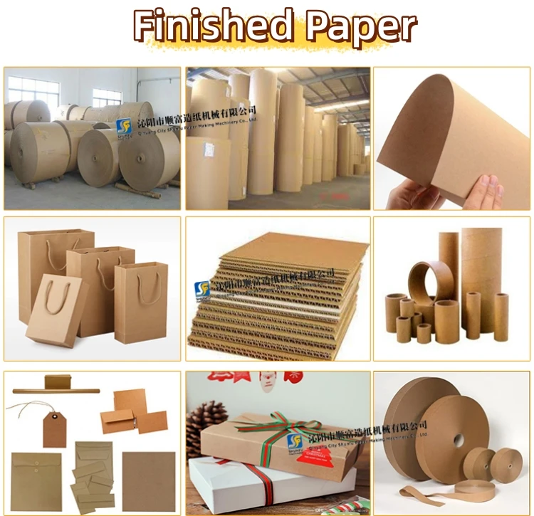 20 Ton/day Waste Carton Recycling Machine Fluting Kraft Liner Paper ...