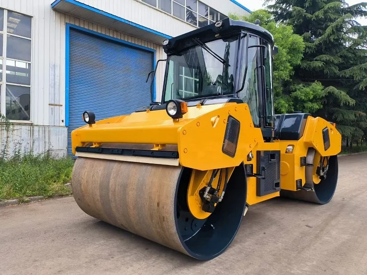 Rear Rubber Tire Road Roller Compactor 5ton 4ton 6Ton Combined ...