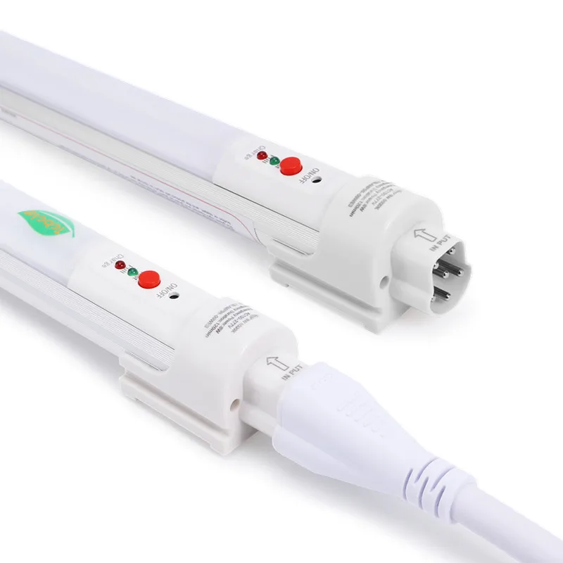 T8 Integrated Built in Battery Backup Tube 2FT 4FT Rechargeable Emergency Tube LED Batten Light ...