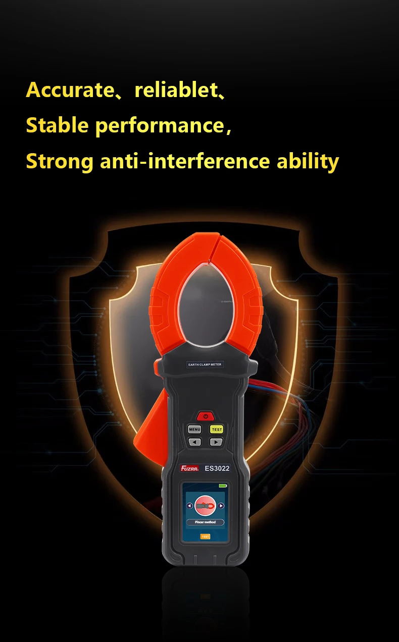 FUZRR ES3022E Soil Resistivity 9999 Kohm Voltage 600V Current 60A Clamp ...