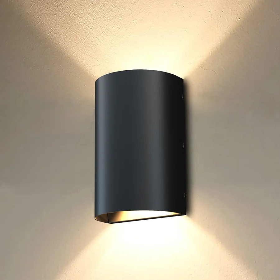 Modern Design 6 Inch Led Wall Light 10w Ip65 Ce Rohs 3cct Up And Down ...