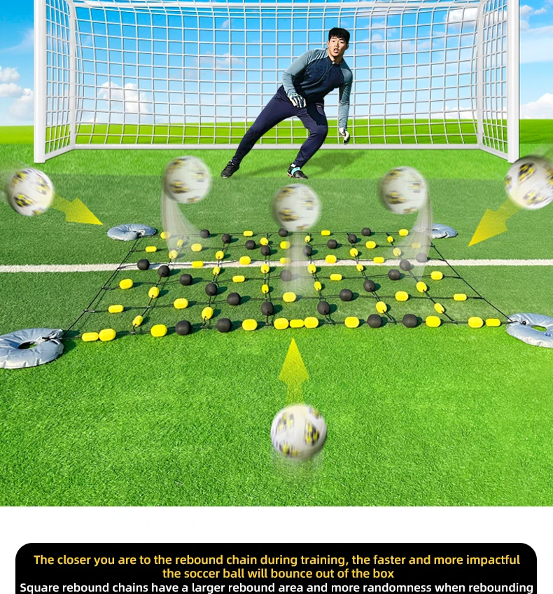 Soccer Training Equipment: Rebound Chain Goalkeeper Artifacts for ...