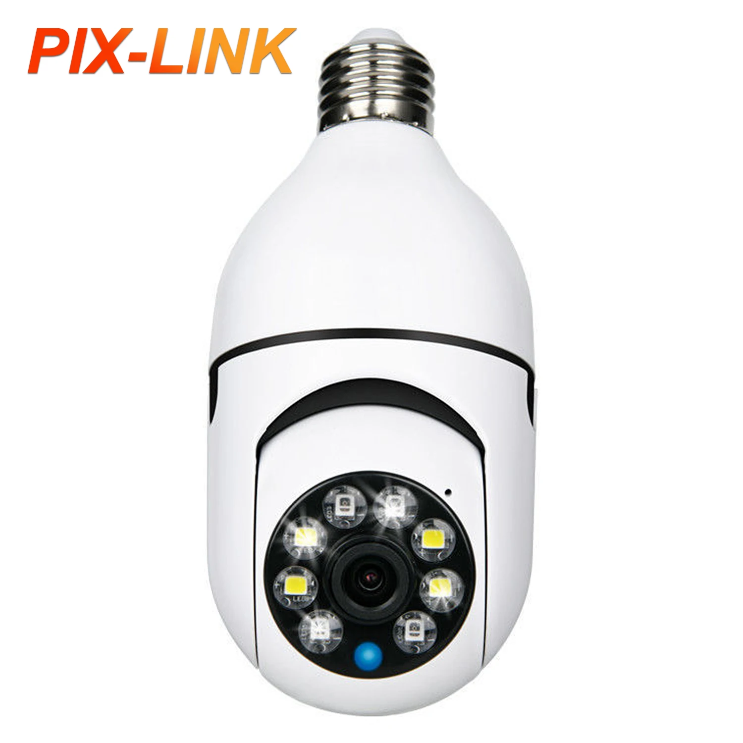Ceiling Mount Ac Power Bulb Light Wireless Camera 90 Degree 360 V380 ...