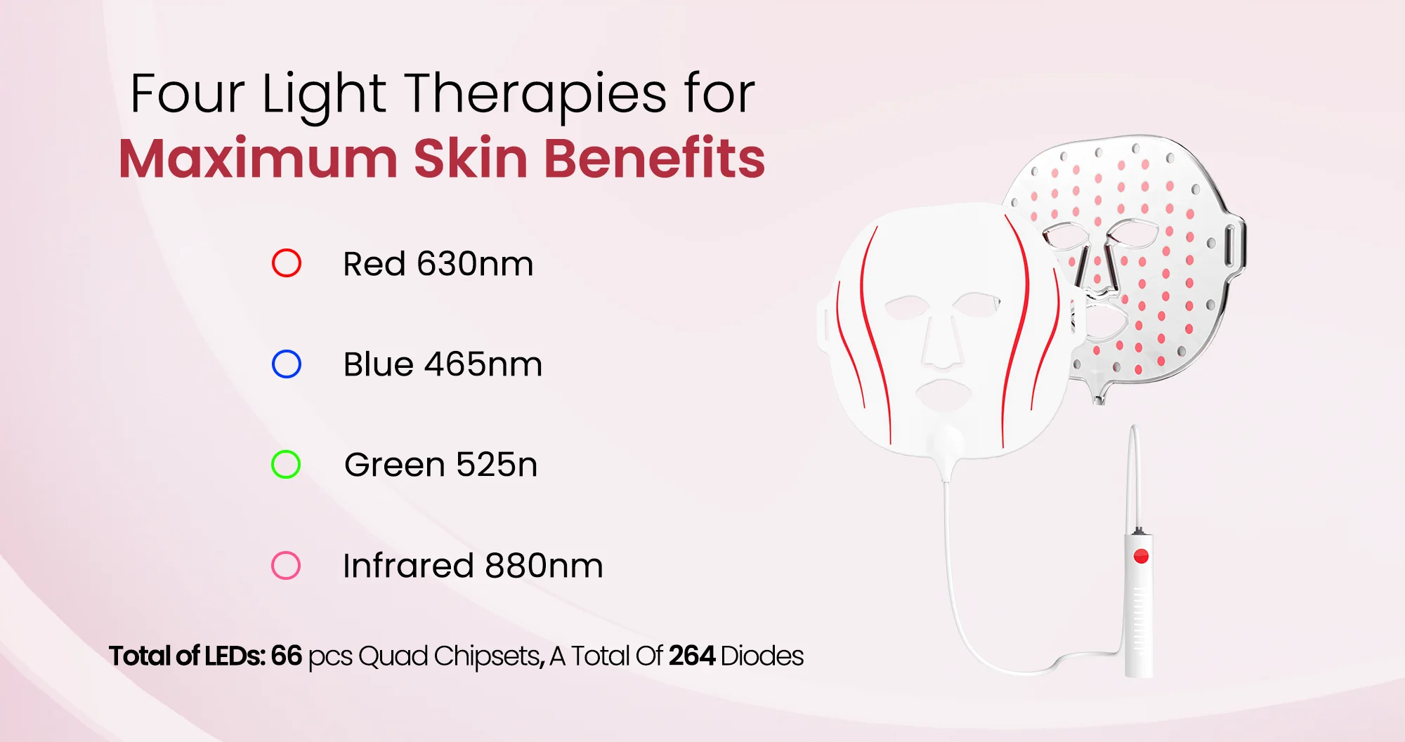 Audro LED PDT Skin Rejuvenation Machine - 7 Colors Mask