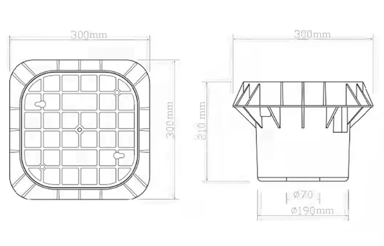 Pozo De Inspeccion Puesta a Tierra - Lightning Protection