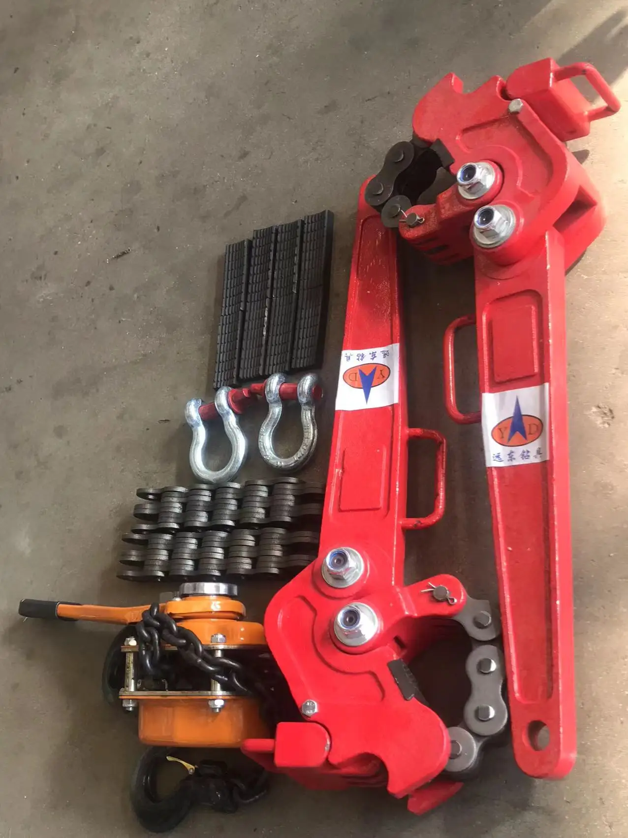 HDD Drill Pipe Manual Breakout Tong - B Type Hydraulic Tool