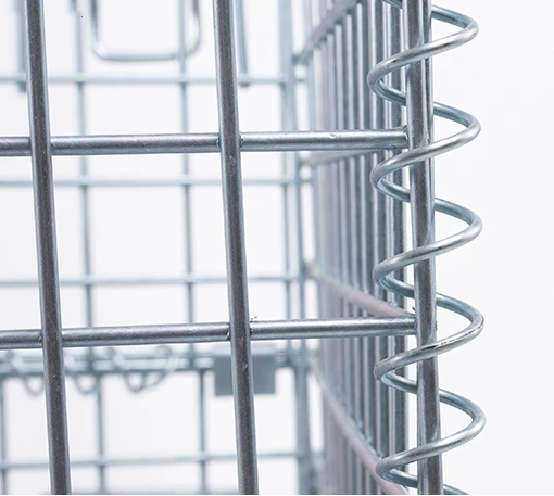 Container Mesh Warehouse Lockable Wire Mesh Storage Container Box Metal ...