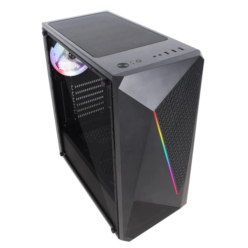 Tempered Glass Rgb Strip Atx Gabinete Pc Gamer Gaming Computer Cases ...
