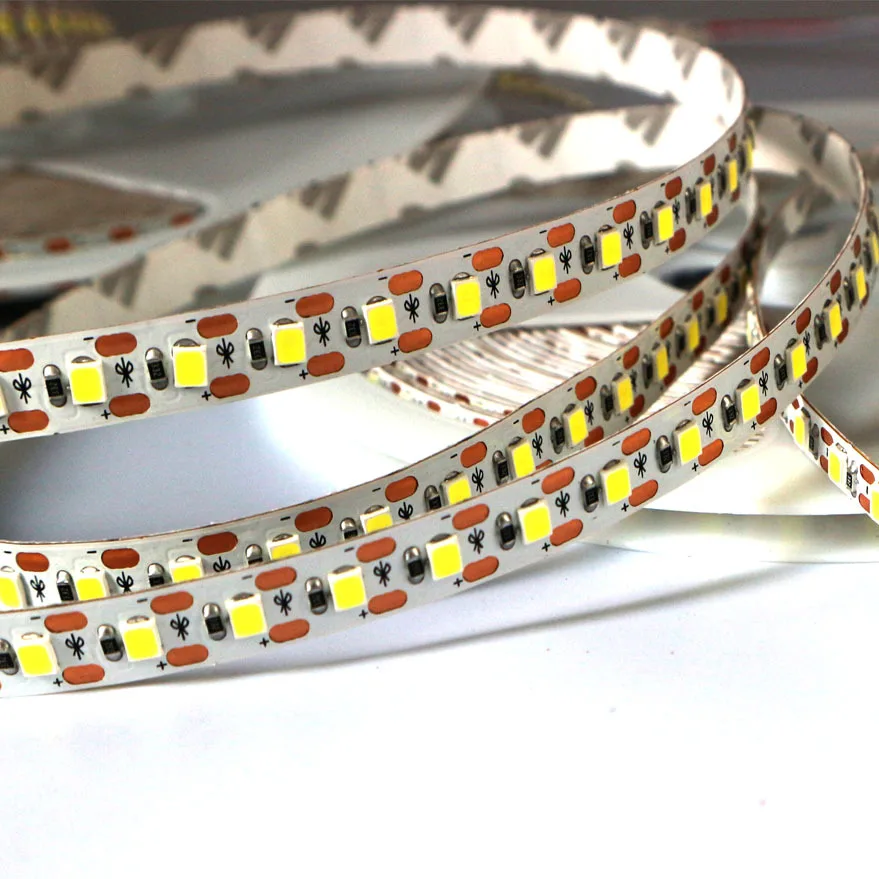 Mini 8mm Wide LED Strip Light 2835 SMD2835 Source 120LEDs Remote Control Switch 5W Cold White ...