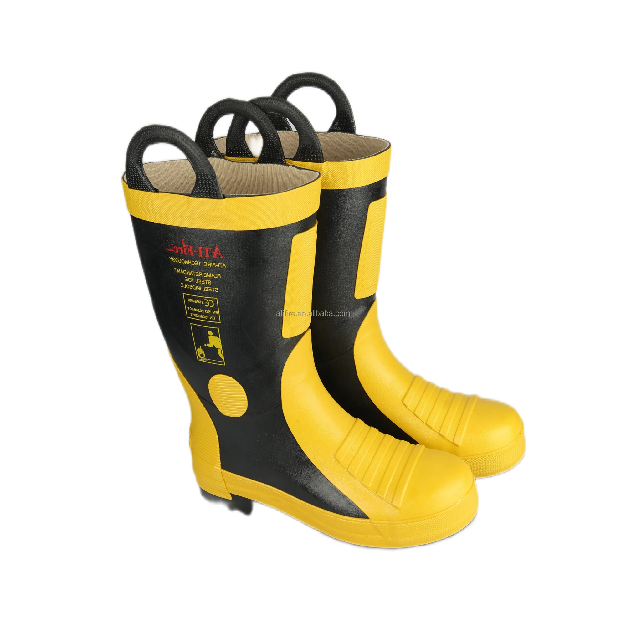 Rescue Safety Shoes Flame Retardant Anti-smashing Anti-puncture ...