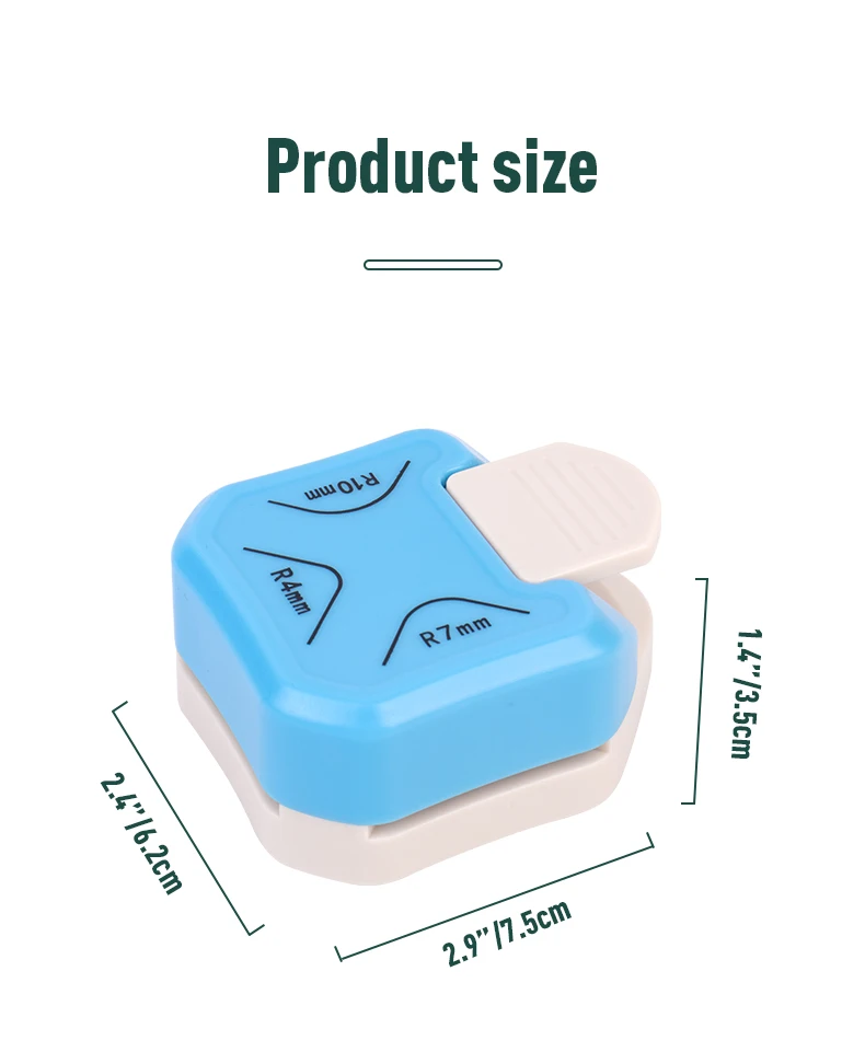 Mini Paper Corner Hole Punch 3 In 1 Corner Rounder Punch For Diy Using ...